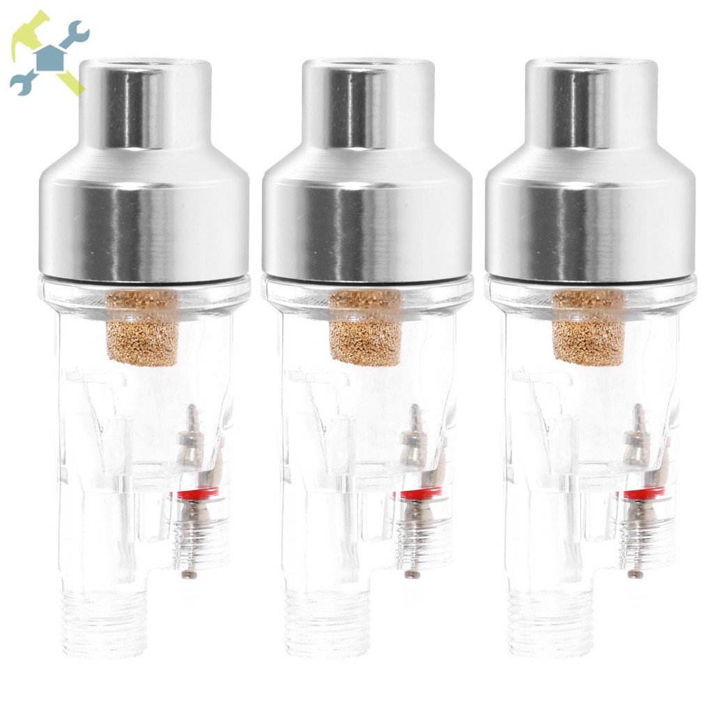 3Pcs Airbrush Water Separator Airbrush Air Filter With 1/8 Inch Thread ...