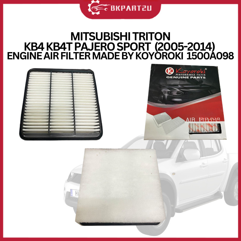 MITSUBISHI TRITON KB4 KB4T PAJERO SPORT (2005-2014) ENGINE AIR FILTER ...