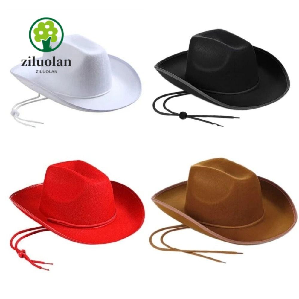 ZILUOLAN Cowboy Hat, Costume Party Performance Cowgirl Hat, Funny ...