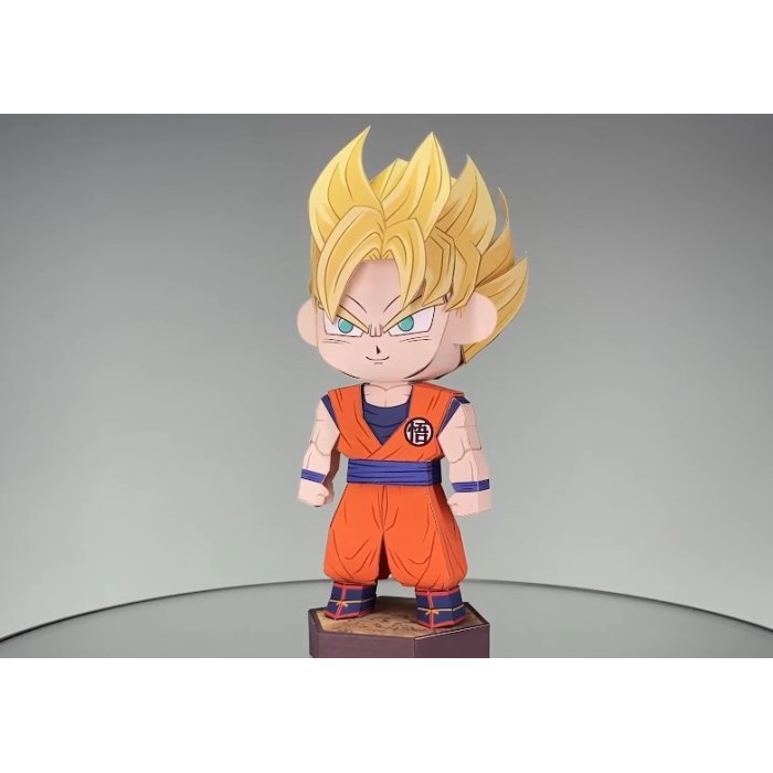 Chibi Goku Dragon Ball Papercraft | Shopee Malaysia
