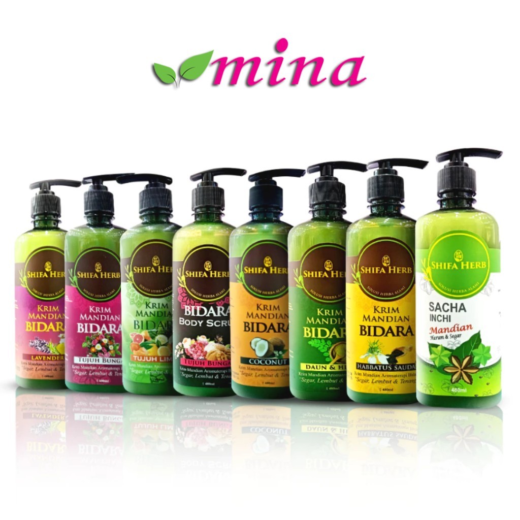 SHIFA HERB Krim Mandian Bidara 480ml Daun&Herb Habbatus Sauda Lavender ...