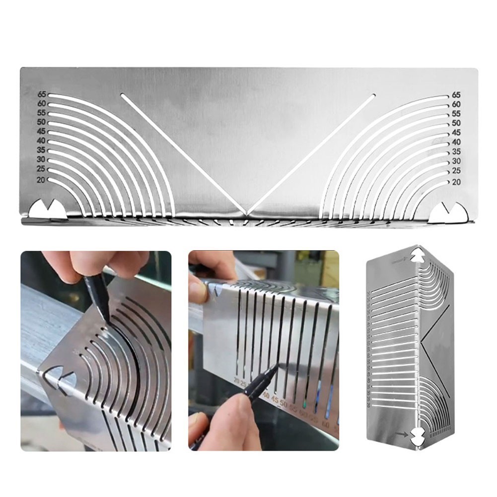 [mulstore] 90° Arc Angle Marking Ruler Square Tube Angle And Arc ...