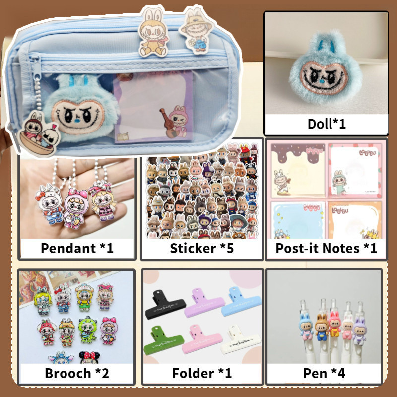 Labubu Pencil Case, Large Capacity Multifunctional Pencil Case ...