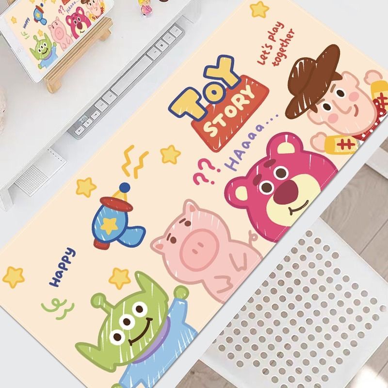 Cartoon Mouse Pad Oversized Kuromi Girl Computer Office Keyboard Pad ...