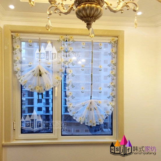 Daisy Gaya Korea Tirai Pintu Tingkap Tingkap Angkat Tirai Roman Tirai ...