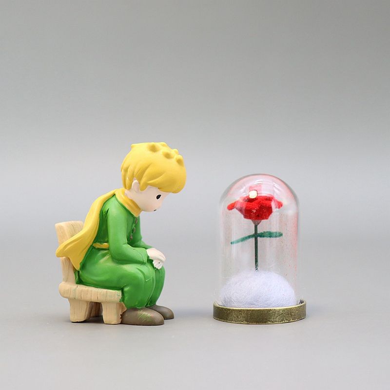 The Little Prince and the Rose Desktop Ornaments Merchandise Little Fox ...