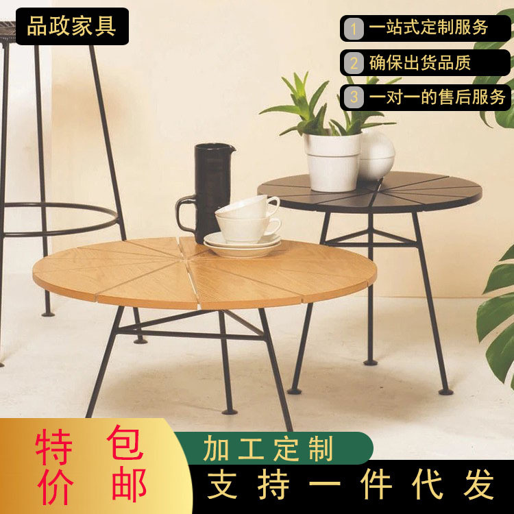 Pereka Minimalis Moden Nordic Seni Besi Kreatif Meja Kopi Kecil Meja ...