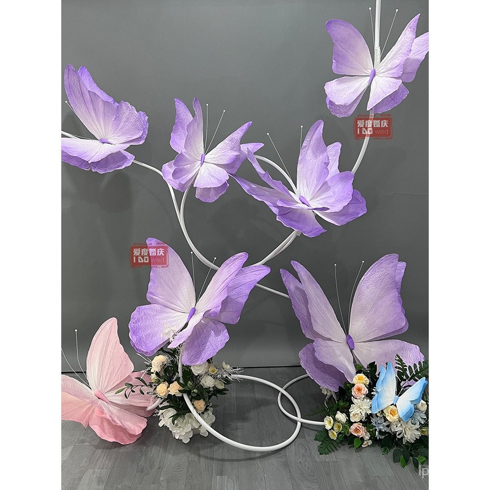 Musim Bunga dan Musim Panas Besar Seni Kertas 3D Rama-rama Seni Kertas ...