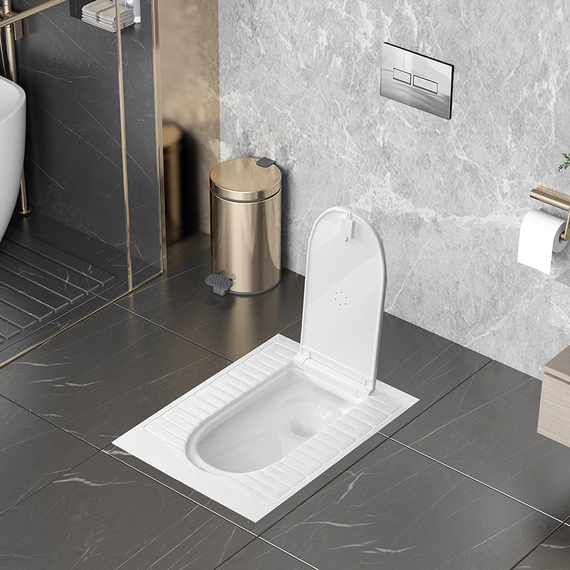 Tandas Mencangkung Bersalut Hitam Nordic Jerman untuk Set Tangki Air ...