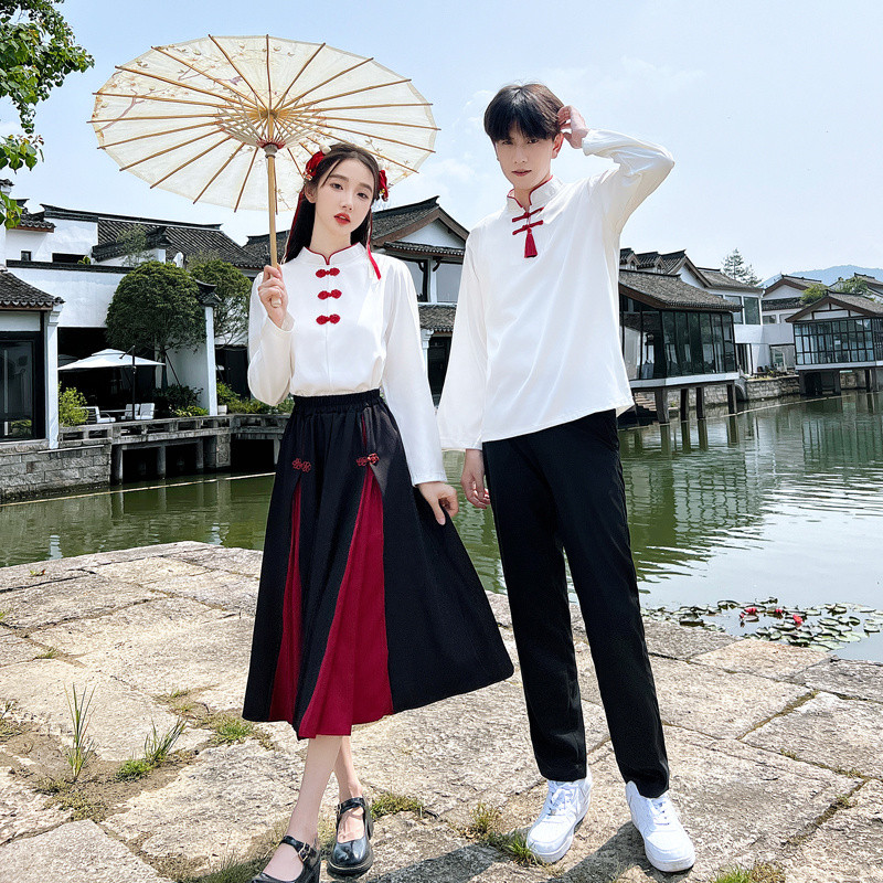 Retro Style Class Uniform Autumn Suit High School Student Preppy Long ...