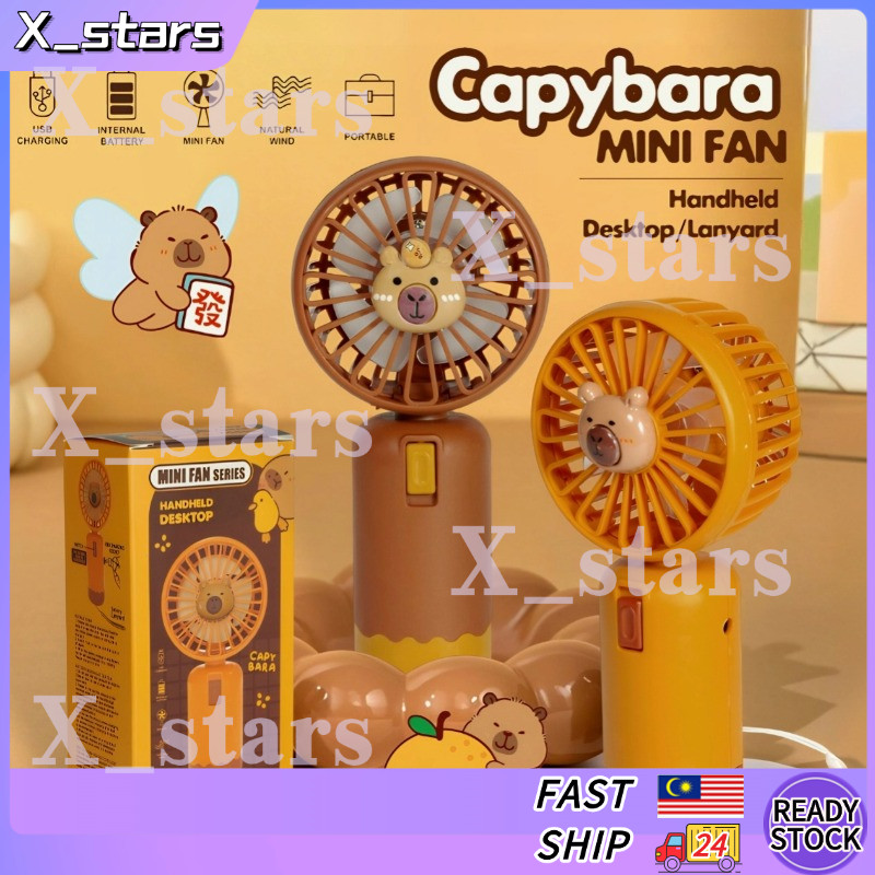 Capybara Kuromi Portable USB Mini Fan Melody Cinnamoroll Kipas Mini ...