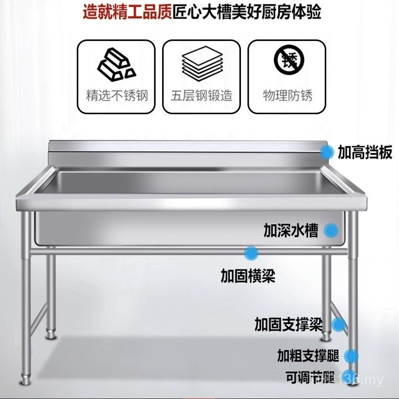 Vegetable Wash Basin New Product Single Sink Dishwashing Basin Can ...