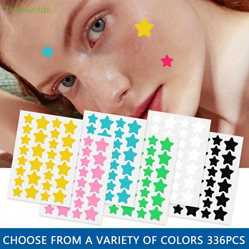 NEW 336pcs Hydrocolloid Pimple Patch Waterproof Colored Stars Shaped ...
