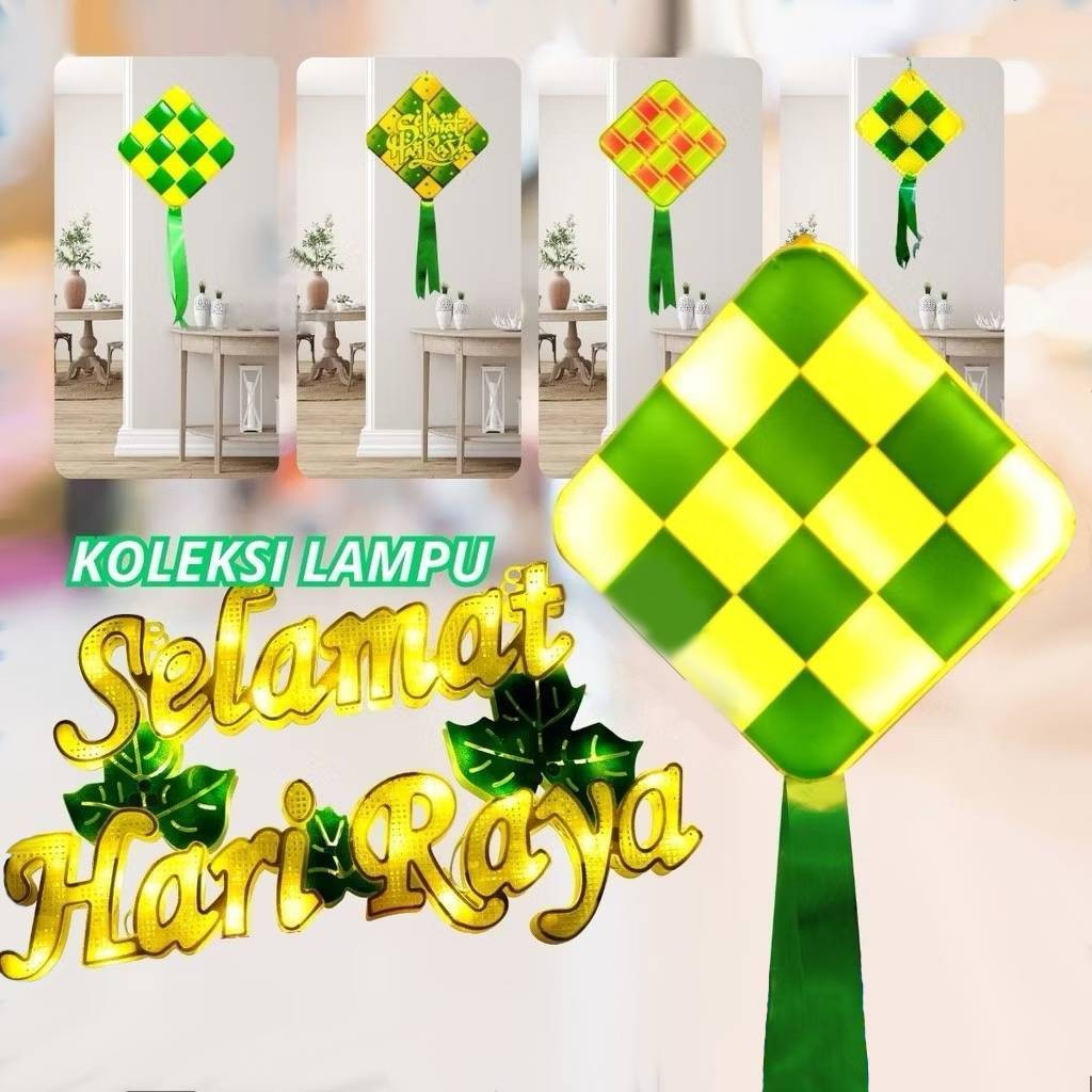 2026 Lampu Ketupat Raya Besar Lampu Raya Aidilfitri Panjang 90cm Lampu ...