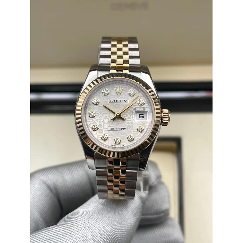 Rolexx Women's Clothing Log Type Series 18K Gold Original Diamond ...