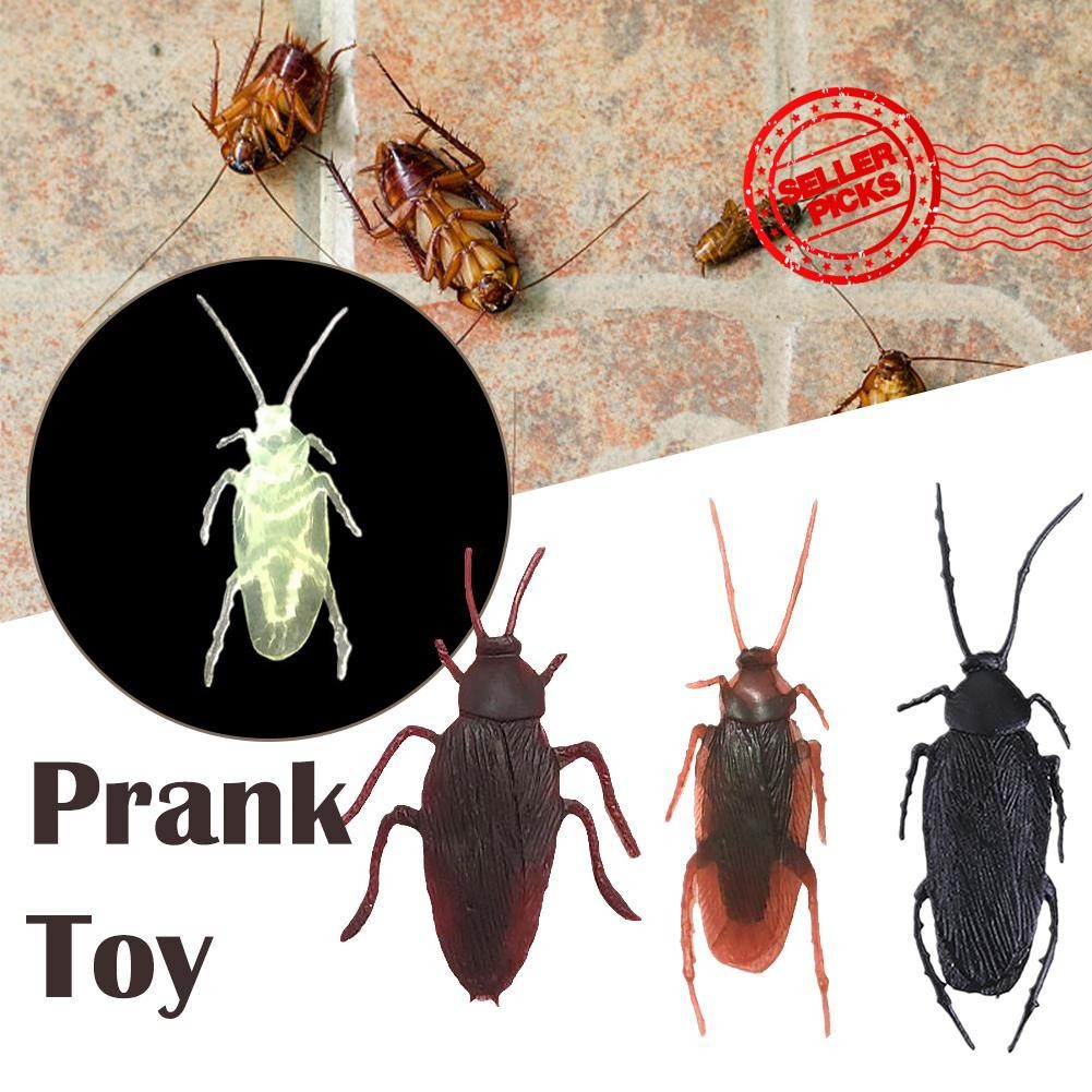 Plastic Lifelike Cockroach Fake Insect Prank Toy Party Joke Halloween ...