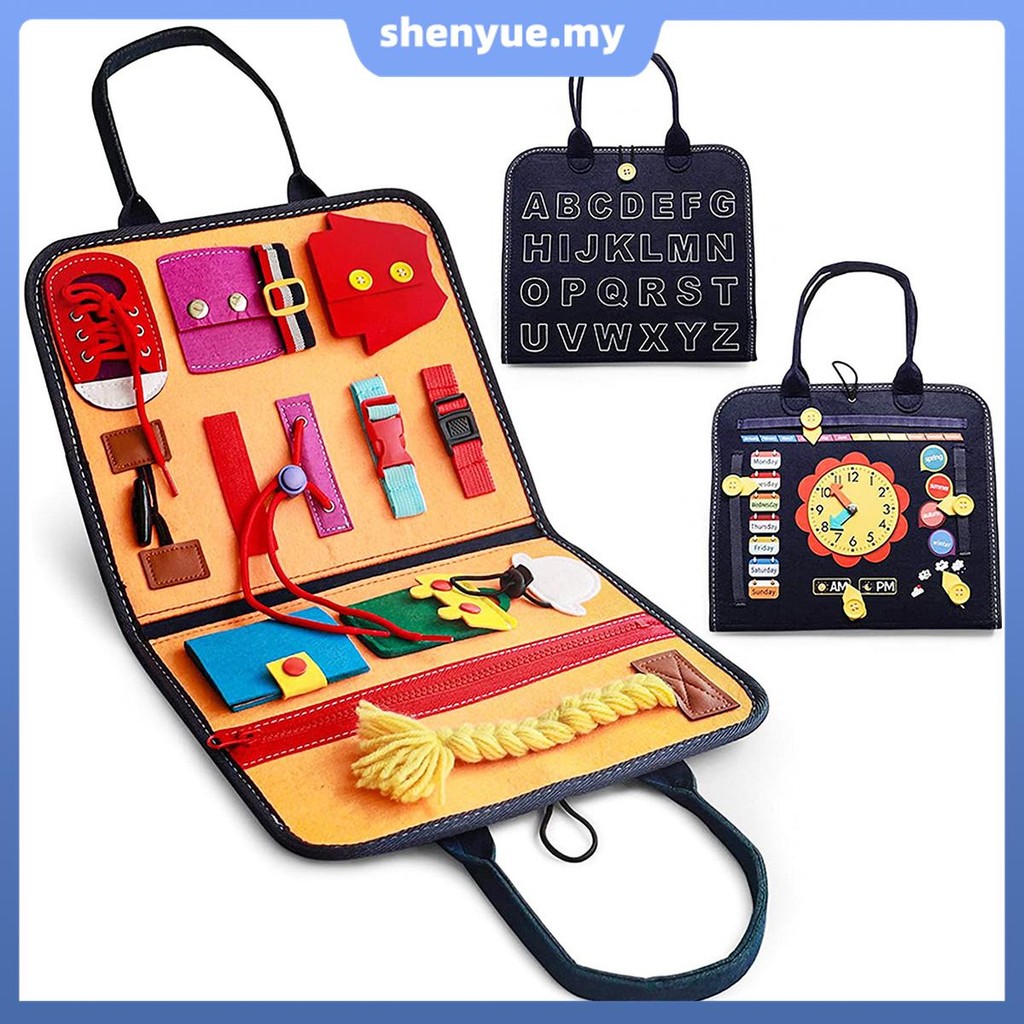 Toddler Busy Board Basic Life Skills Learning Early Educational ...