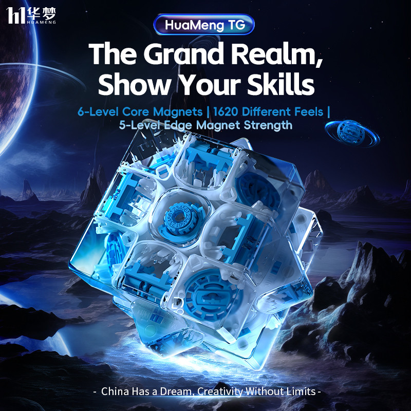 MoYu Huameng TG 3x3 Maglev UV 3X3x3 Magnetic Core Magic Speed Cube ...