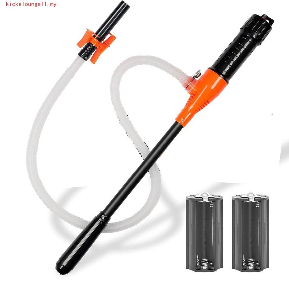 KICKSLOUNGEL Portable Power Battery Pump, Flexible Intake Hose Quick ...