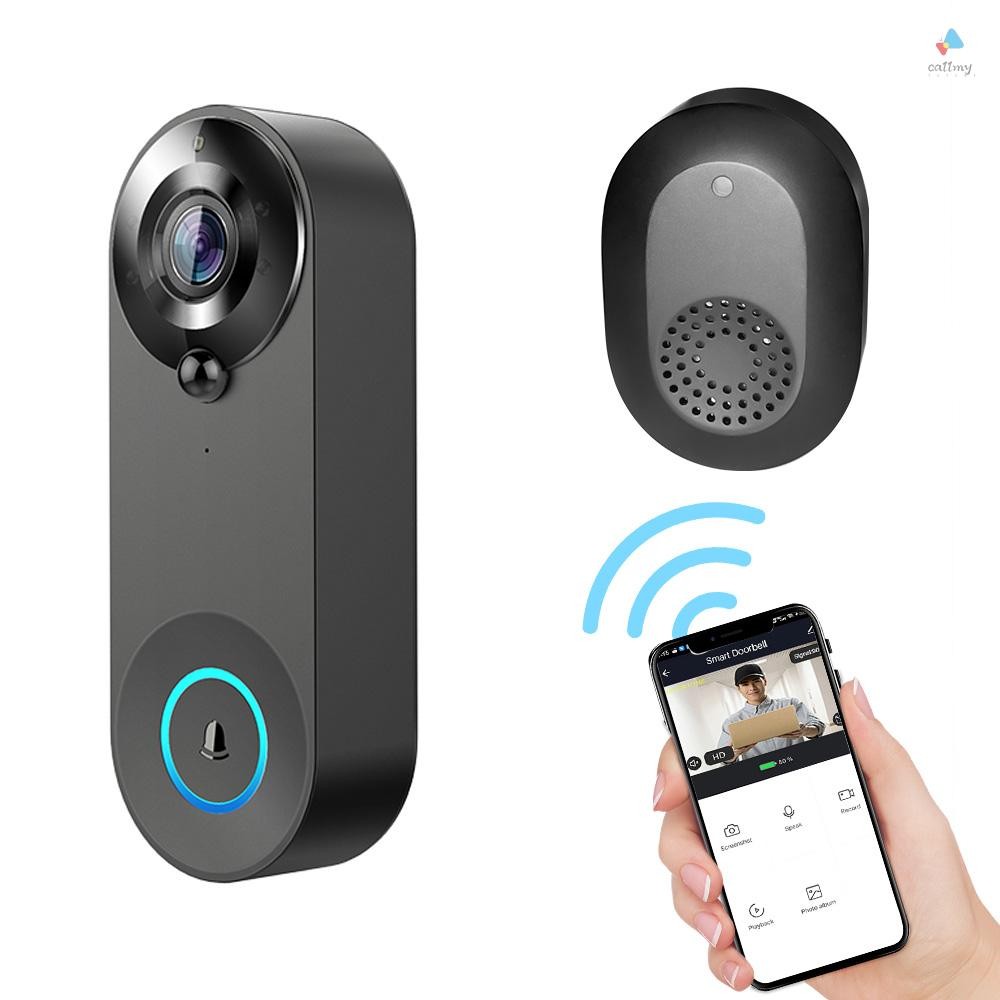 Doorbell Camera Wireless with Chime Ringer Tuya APP 1080P HD 2-Way ...