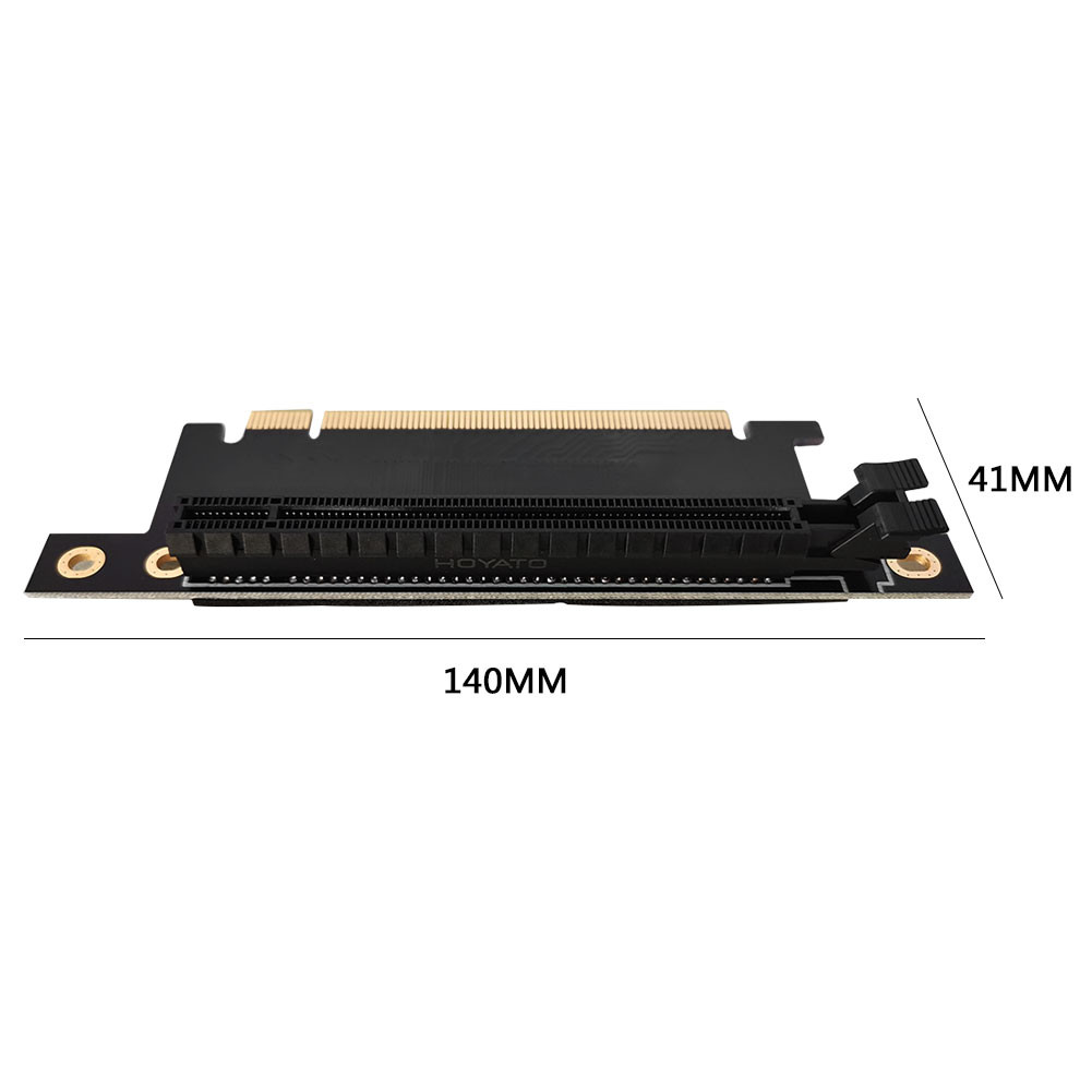 PCIe X16 Riser 90 Degree Right Angle PCI Express X16 Graphics Card ...
