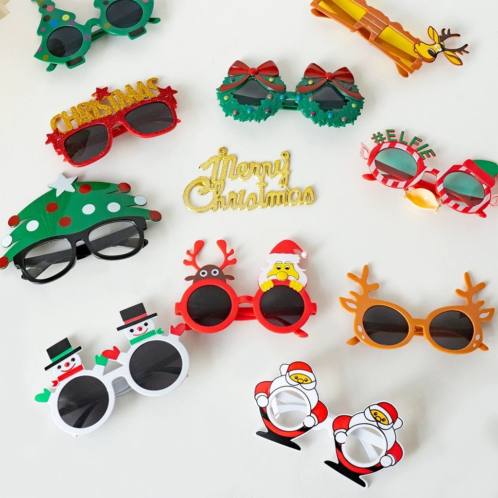 New Christmas Decoration Glasses Adult Children Christmas Gifts Holiday ...