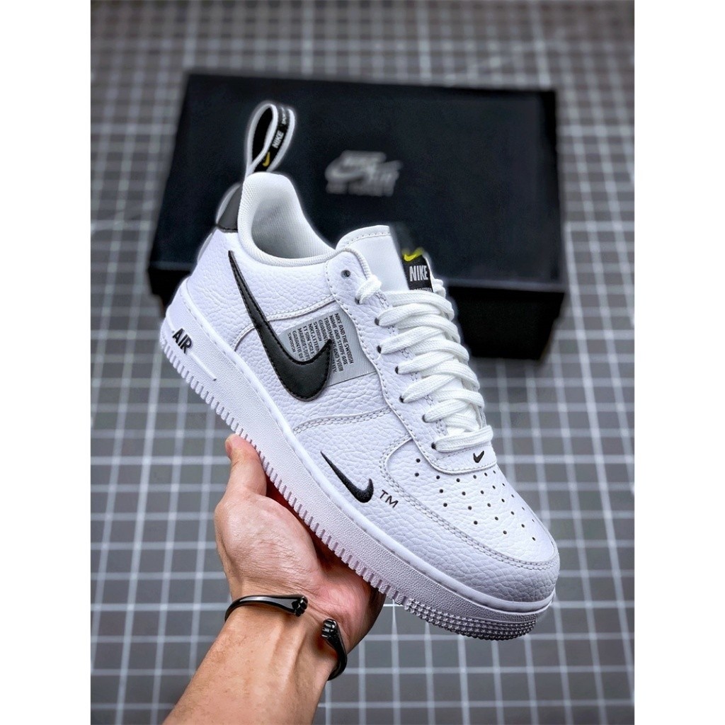 Classic style AirForce 1 AF1 Low 07 LV8 Utility Black low sneakers ...
