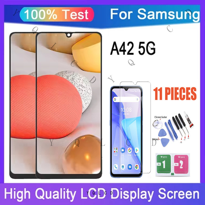 Original AMOLED Samsung Galaxy A42 5G LCD Display Touch Screen ...