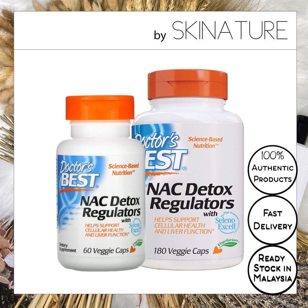 Doctor's Best Nac Detox Regulators (60/180 Veggie Caps) | Shopee Malaysia