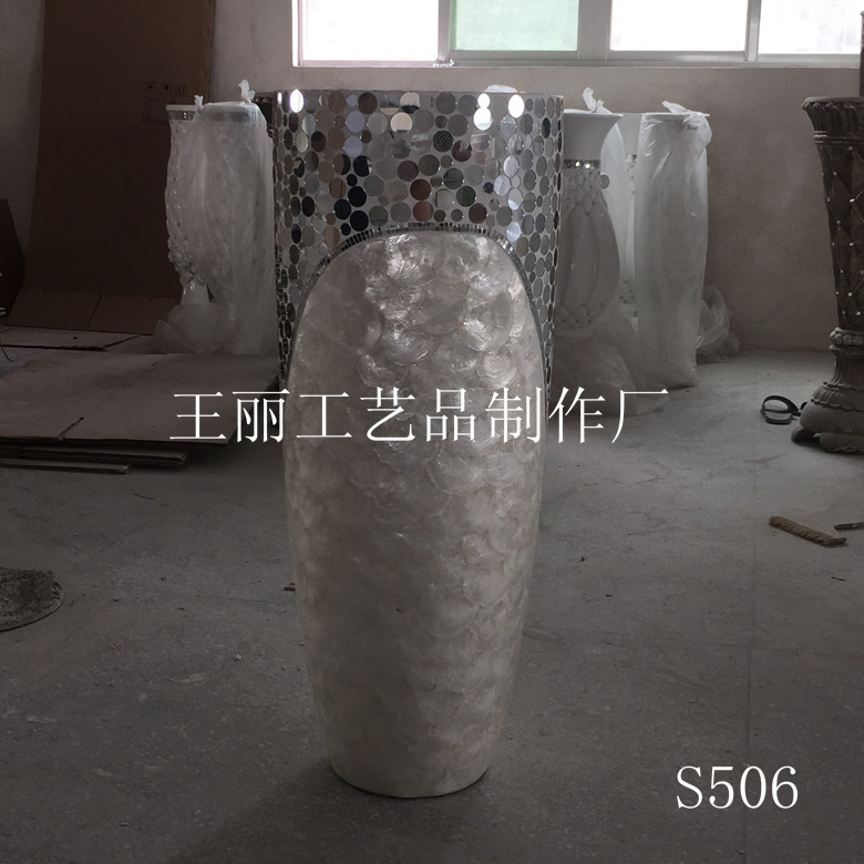 Vas besar kaca bulat shell hotel jualan langsung pihak kilang yang ...