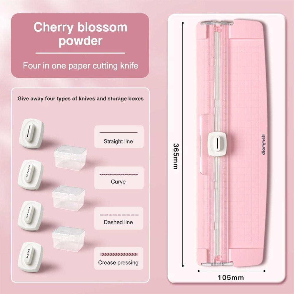 Paper Cutter 4 Types of Edges Multi-Function Paper Trimmer Creative 4 ...