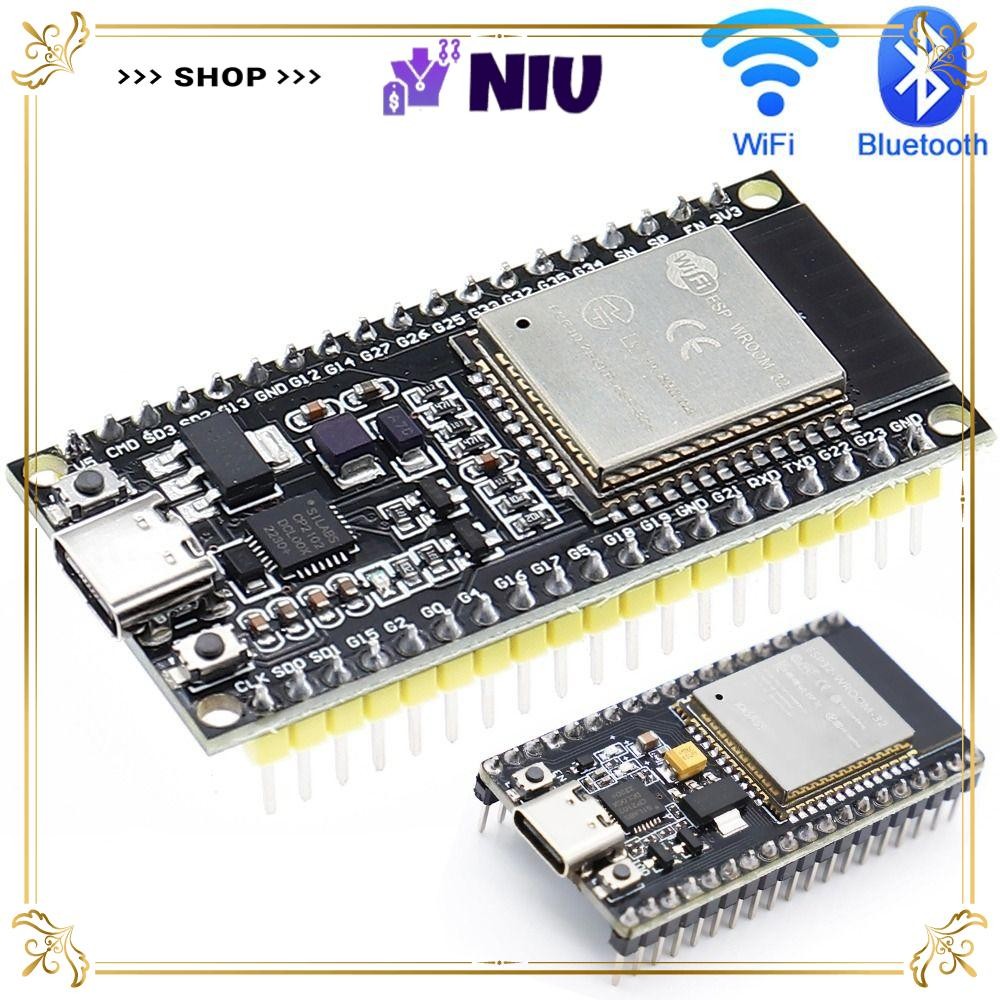 NIU ESP32 ESP-32S Development Board, Dual Cores ESP-WROOM-32 Microcontroller Processor ...