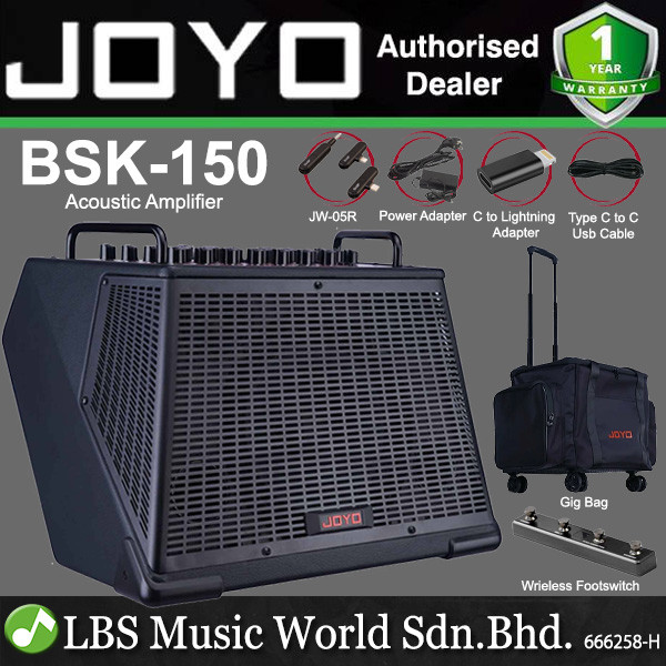 Joyo BSK-150 150 Watt 3 Channel Rechargeable Amplifier Speaker Amp (BSK150) | Shopee Malaysia