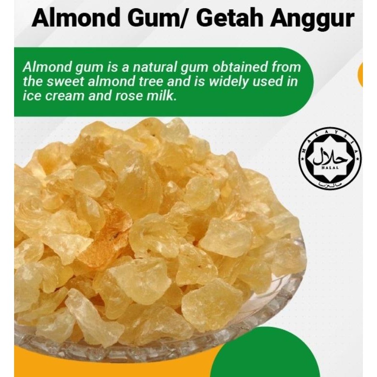 Getah Anggur @ Badam Pisin @ Katirah 100gm/500gm - Dried Food Snack ...