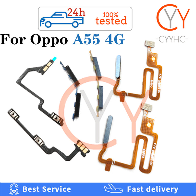 For OPPO A55 4G Back Home Button Fingerprint Scanner Sensor Return Key ...