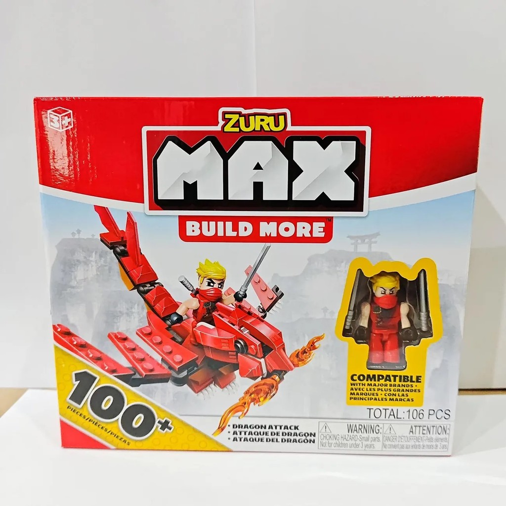 ZURU Small Particle Building Blocks Creative Doll Set with Mini Scenes ...