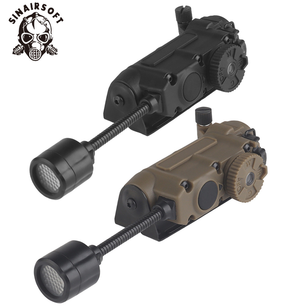 SINAIRSOFT Tactical Helmet ARC Track Flashlight Outdoor Multi-purpose ...