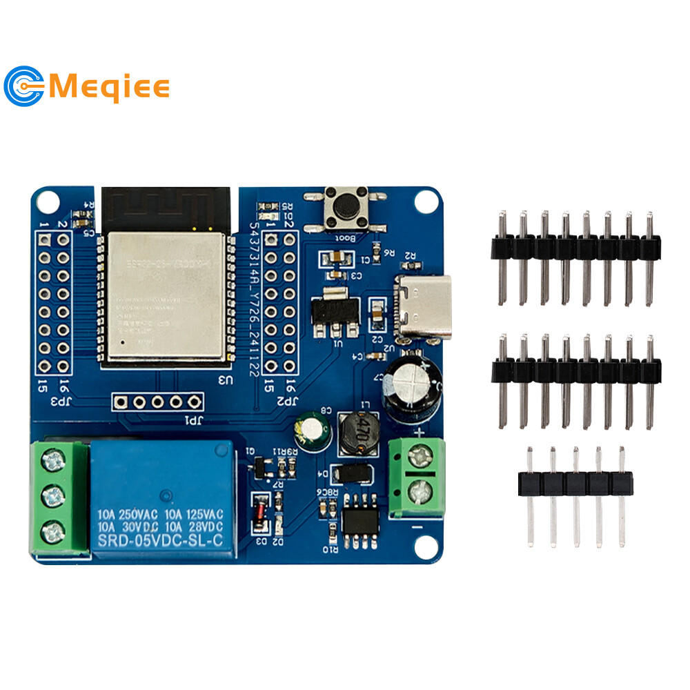 DC5-60V Single-Way Relay Module Onboard ESP32-C6 WIFI BT Development Board Module Type C ...