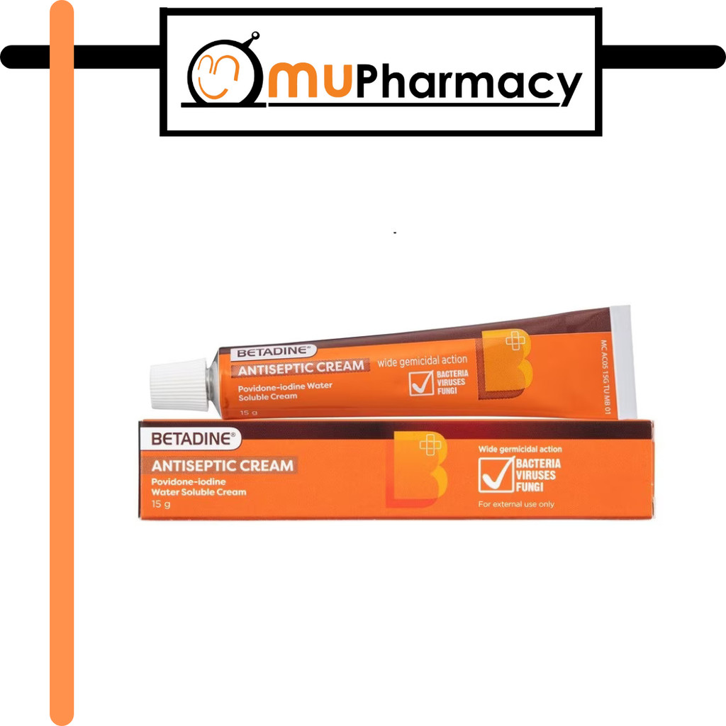 Betadine Antiseptic Cream 15g | Shopee Malaysia