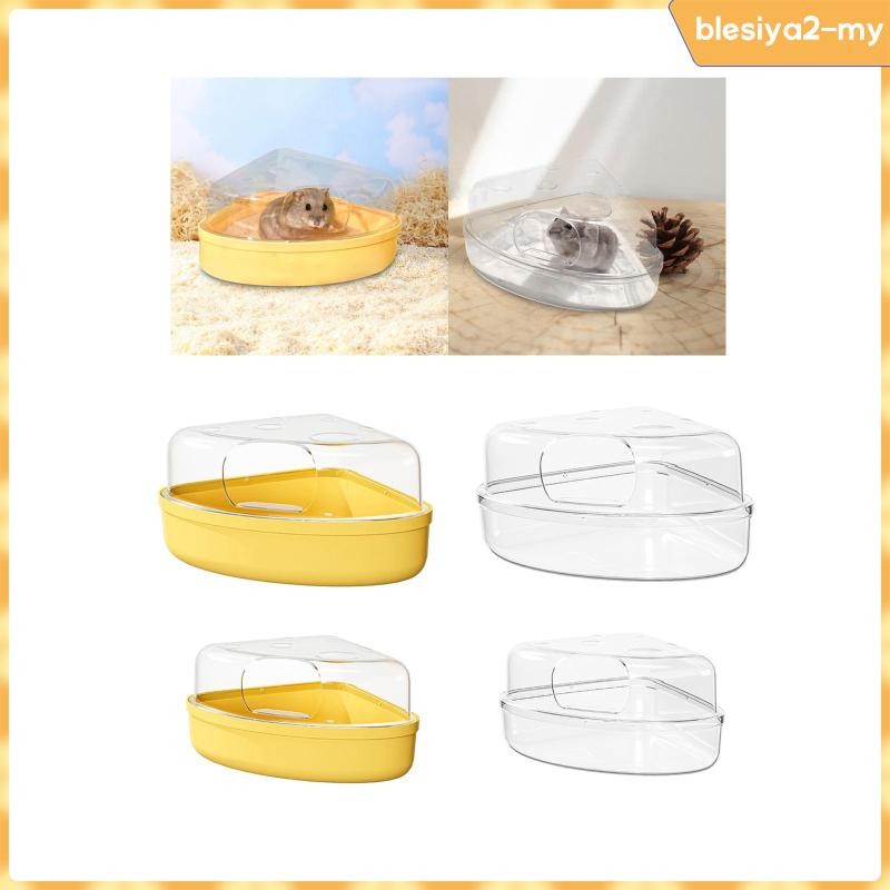 [BlesiyaedMY] Hamster Sand Bath Box Sandbox Clear Lid , Hamster Bathtub ...