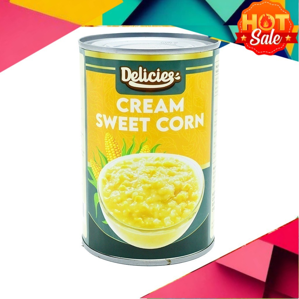 (HALAL) Jagung Manis Dalam Tin, Jagung Krim Dalam Tin, Jagung Dalam Tin ...
