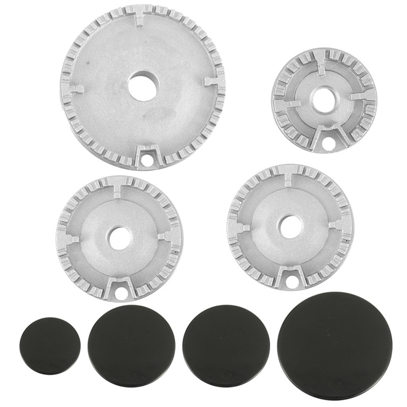 [ndr] 1 Set Gas Stove DIY Accessories Oven Gas Hob Burner Flat/Concave ...