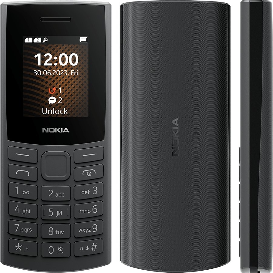 Nokia105 4G Keypad Basic Phone 2.4'' Display Dual Sim 1450mAh Durable ...