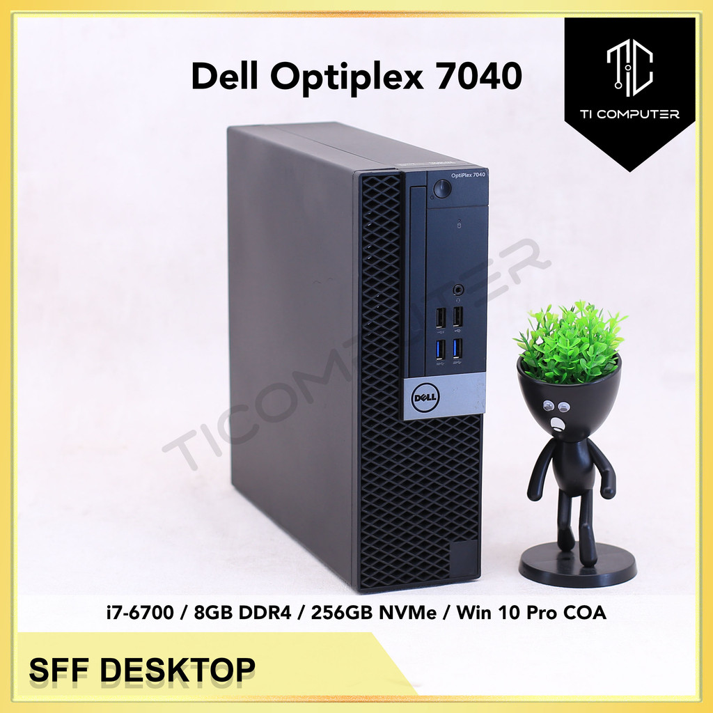 Dell Optiplex 7040 SFF Intel Core i7-6700 8GB DDR4 RAM 256GB SATA SSD Refurbished Desktop PC ...