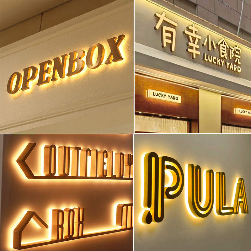 Customized Signboard Luminous Characters Customized Signboard Acrylic ...