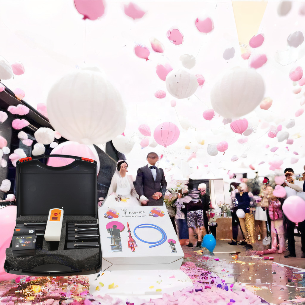 Remote Control Exploding Balloons Kit Balloon Blaster Machine With Ci9 and Balloon Suffing ...