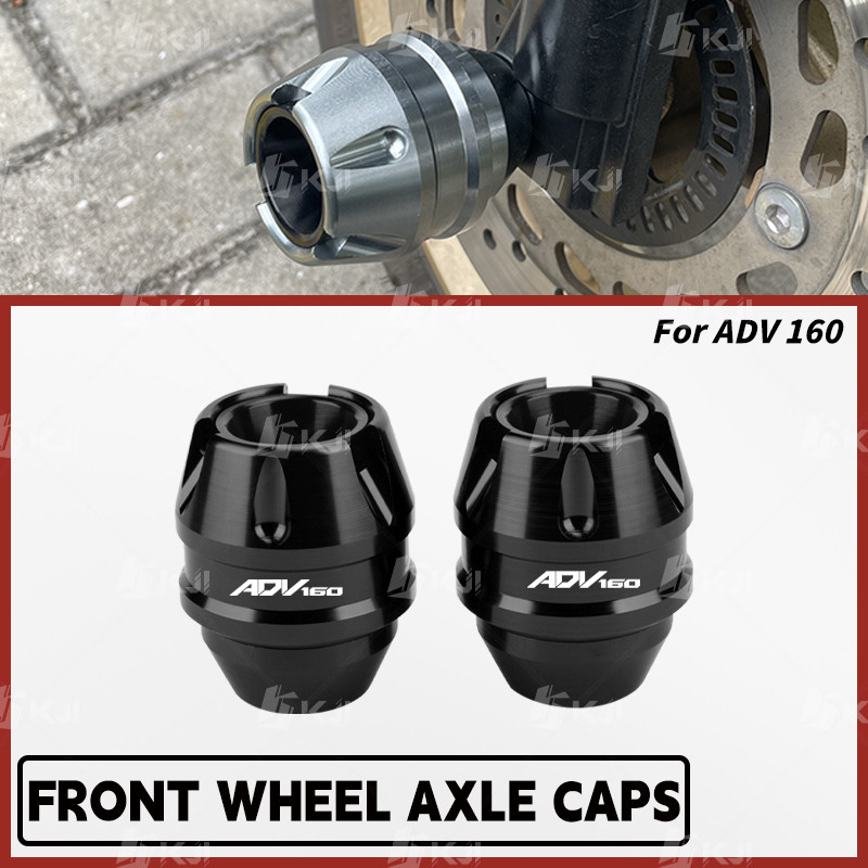 For HONDA ADV160 ADV150 Motorcycle Axle Cap Front Wheel Fork Slider ...