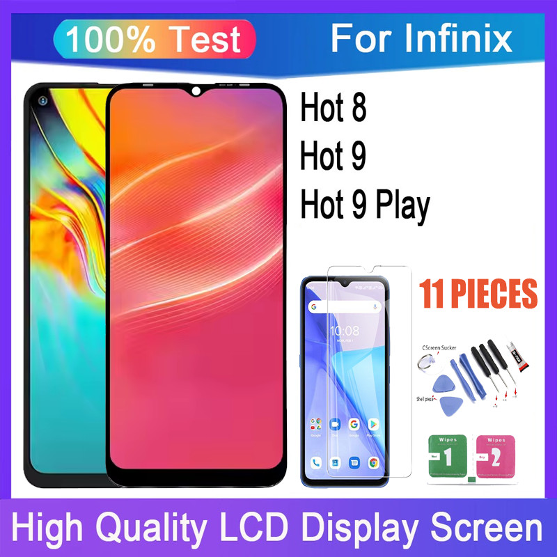 Original Infinix Hot 8 Hot 9 Hot 9 Play LCD Display Touch Screen ...