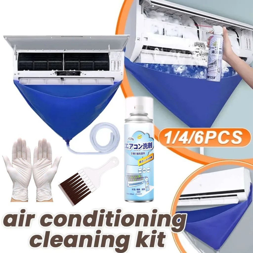 DIY Jimat Duit Aircond Cleaning Canvas Aircond Cleaner Aircond Cover R32 R410a R22 Aircond ...