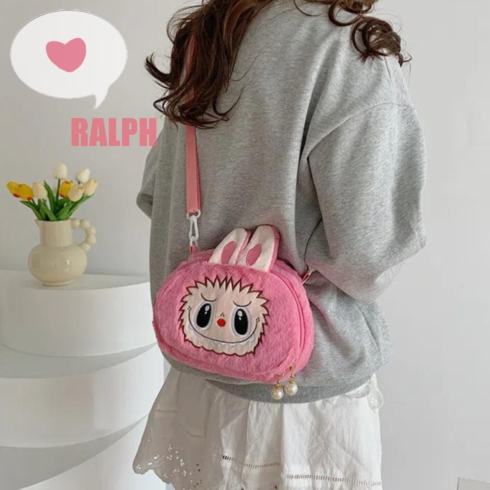 RALPH Labubu Crossboday Bag, PP Cotton Adjustable Straps Labubu ...